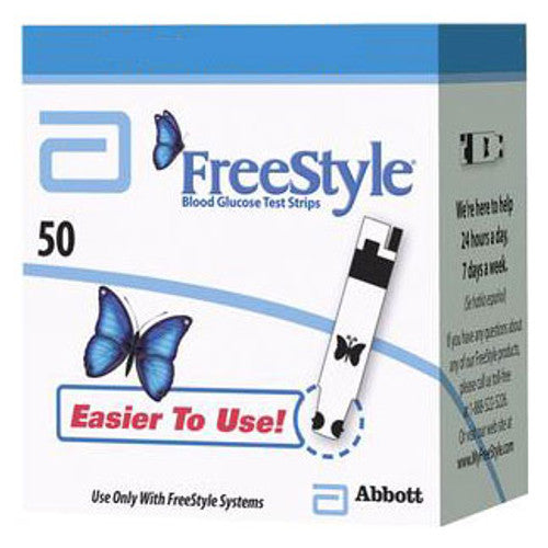 FreeStyle Blood Glucose Test Strips (50 ct) | Painless Testing ...