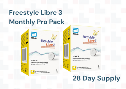 FreeStyle Libre 3 Monthly Pack (28-Day) | Real-Time Glucose Monitoring ...
