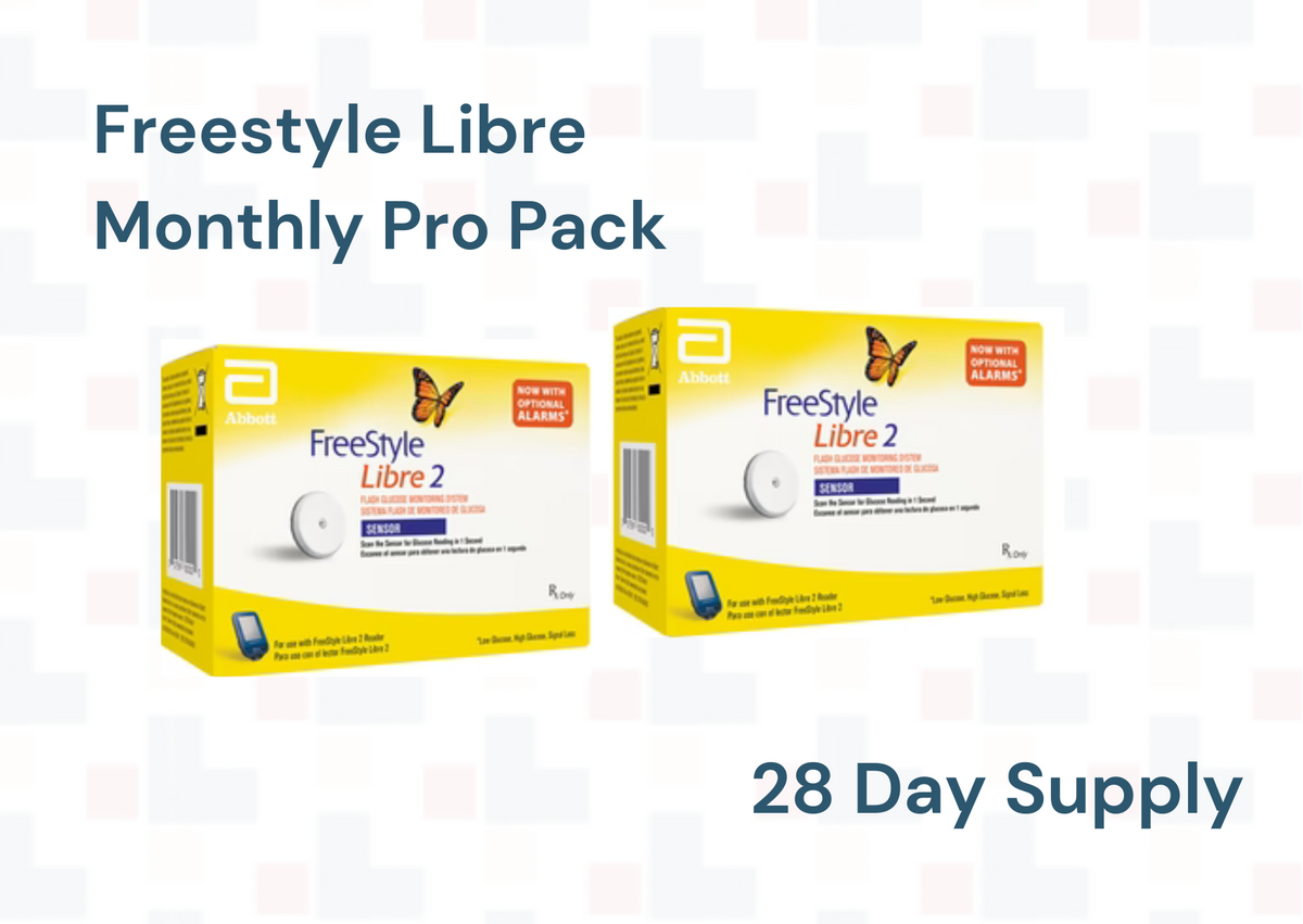 FreeStyle Libre 2 Monthly Pack (28-Day) | Continuous Glucose Monitoring ...