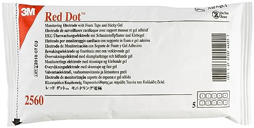 3m Red Dot Monitoring Electrode - Model 2560 Bag Of 50 – Lifeside Supply